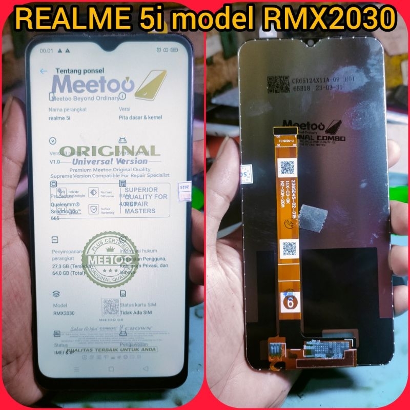 Jual lcd touchsreen fulset realme 5i model RMX2030 | Shopee Indonesia