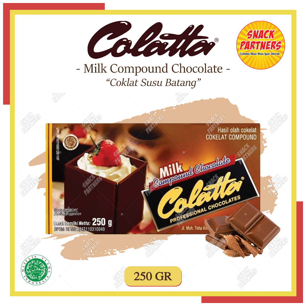 Jual COLATTA COMPOUND 250 GR - Chocolate Choco Strawberry Stroberi ...