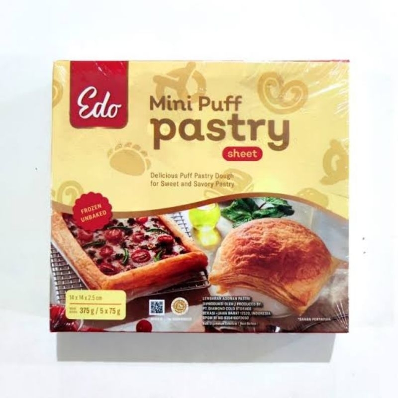 Jual Edo Mini Puff Pastry Sheet isi 5 | Shopee Indonesia