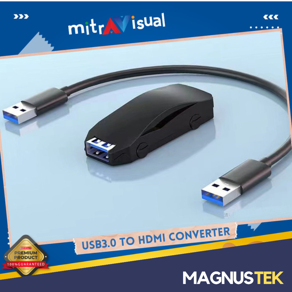 Jual MAGNUS USB 3.0 to HDMI Output Converter Display | Shopee Indonesia