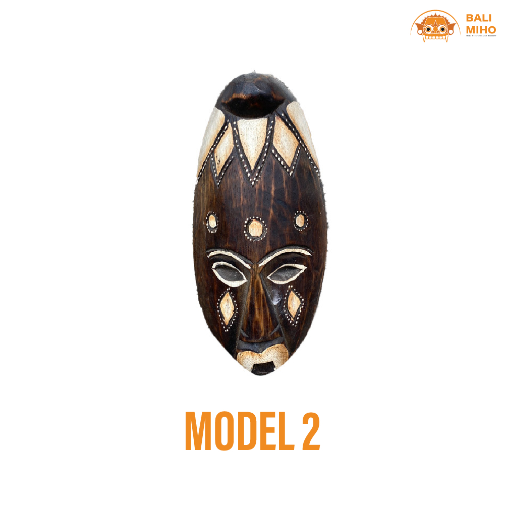 Jual Patung Topeng Suku Asmat Mini 20 cm - Topeng Kayu Dekorasi Dinding ...