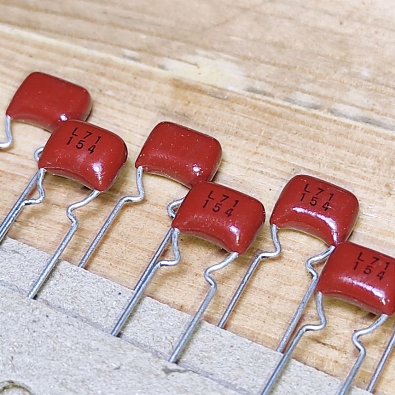 Jual Kapasitor 150nf / 154J / 0.15uf - 50V PANASONIC ECQ capacitor ...