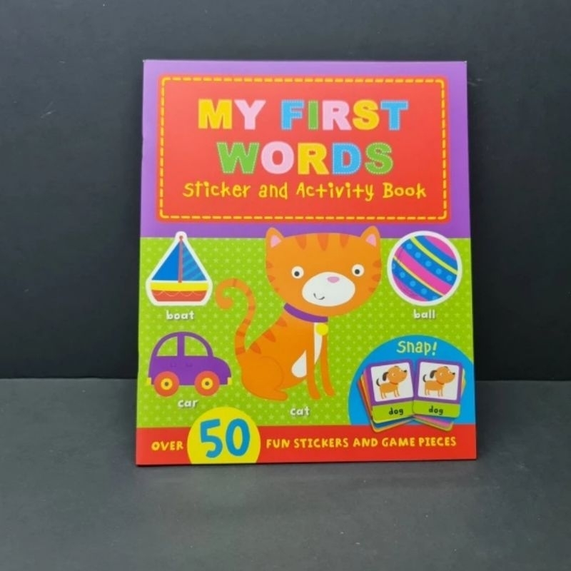 Jual Buku Anak My First Word Sticker and Activity Book | Shopee Indonesia