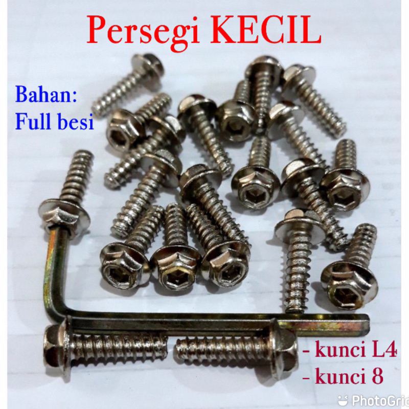 Jual Baut probolt Baut probol Baut cacing 2 kunci skrup body bodi ...