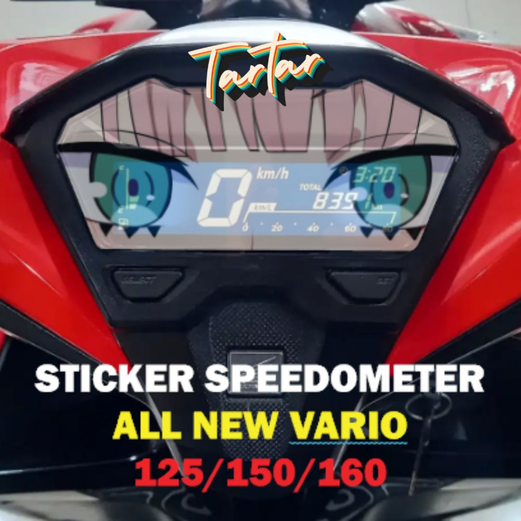Jual Sticker Stiker Spido / Speedometer Transparant Anime All New Vario ...