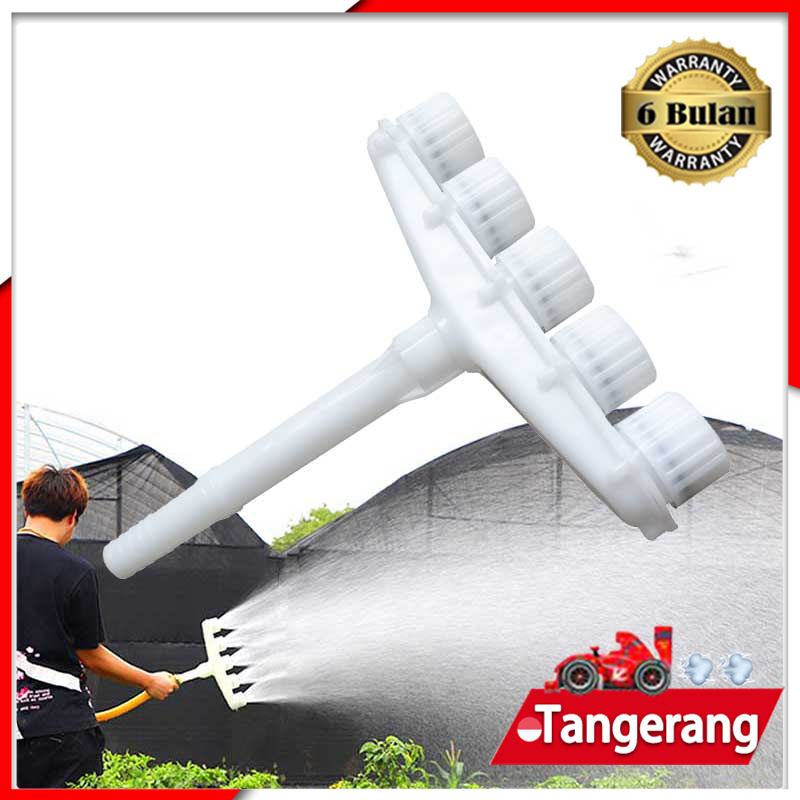 Jual 5 Head Spray Nozzle Irigasi Alat Siram Tanaman Semprotan Air Taman ...