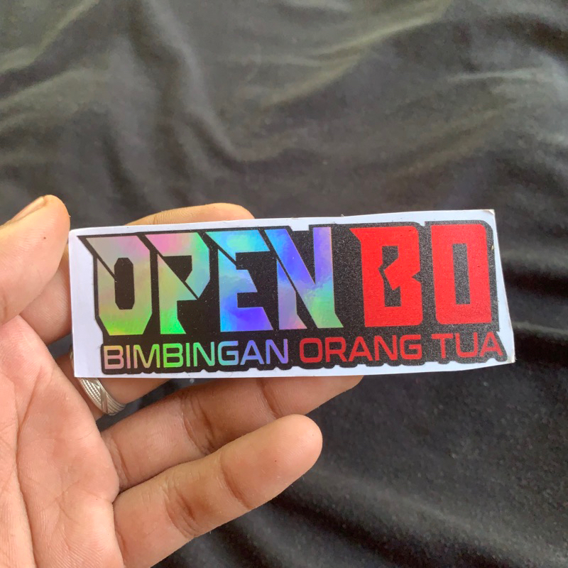 Jual Stiker open bo Hologram | Shopee Indonesia