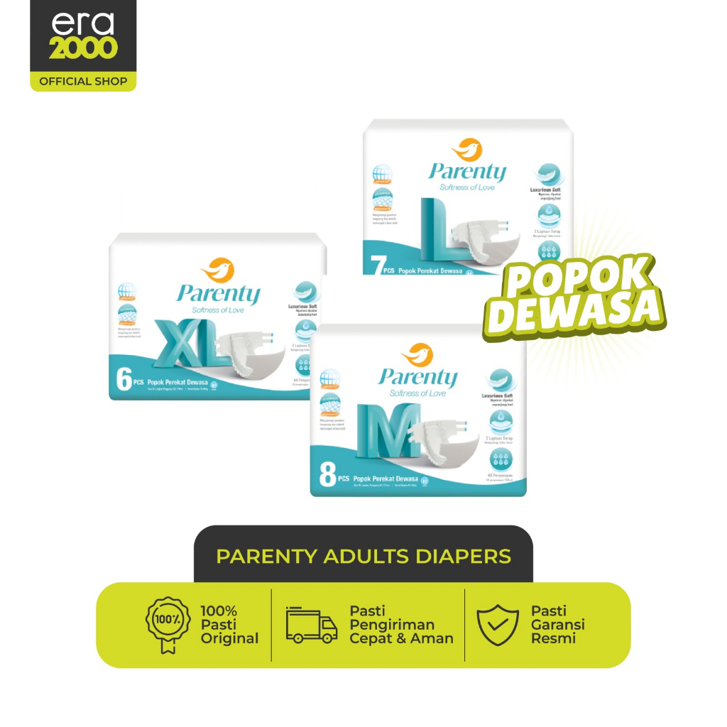 Jual Era 2000-Parenty Adult Diapers | Parenty Popok Dewasa | Type ...