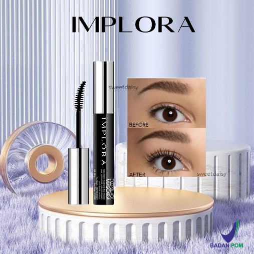 Jual IMPLORA Deep Black Mascara 3.8gr | Shopee Indonesia