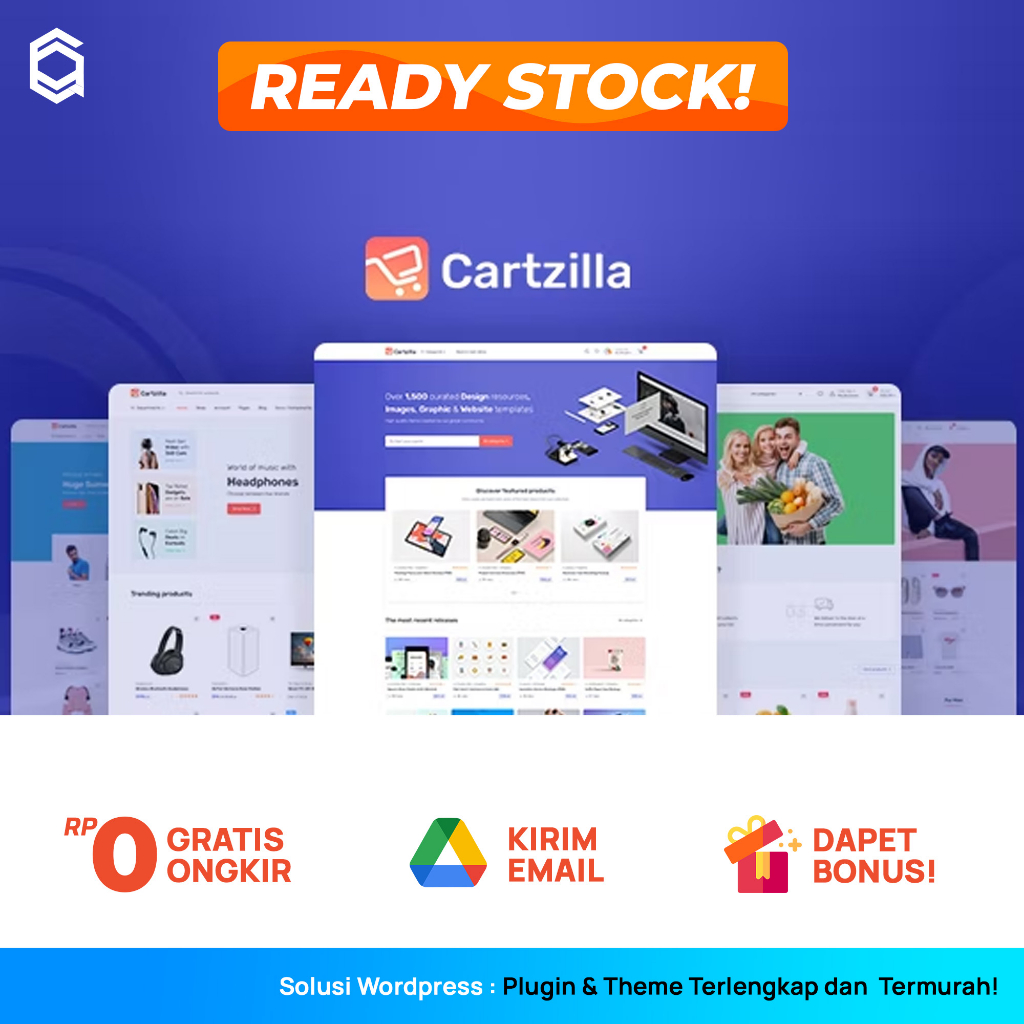 Jual Cartzilla WordPress Theme Premium Digital Marketplace & Grocery Store | Shopee Indonesia