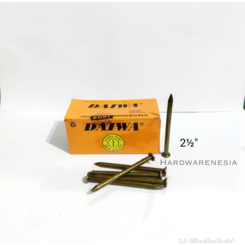 Jual DAIWA Paku Beton Kuning 1 / 1.1/4 / 1.1/2 / 2 / 3 / 4 inci PER BOX ...