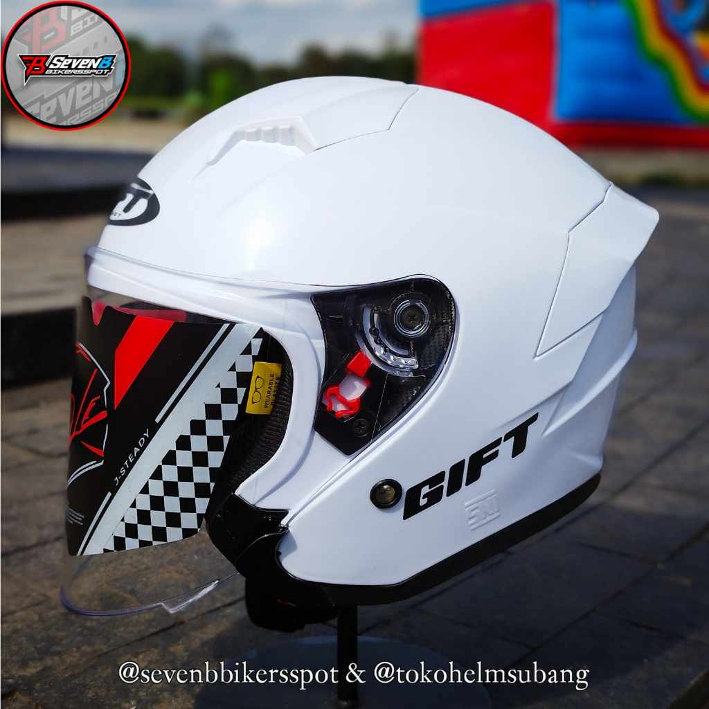 Jual HELM GIFT SARGON SOLID MOTIF ORIGINAL SNI | Shopee Indonesia