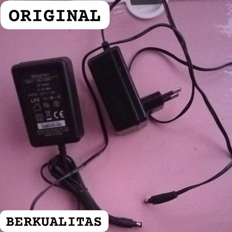 Jual Adaptor 12V 1,5A ORIGINAL ONT STB Modem Router CCTV LED DLL ...