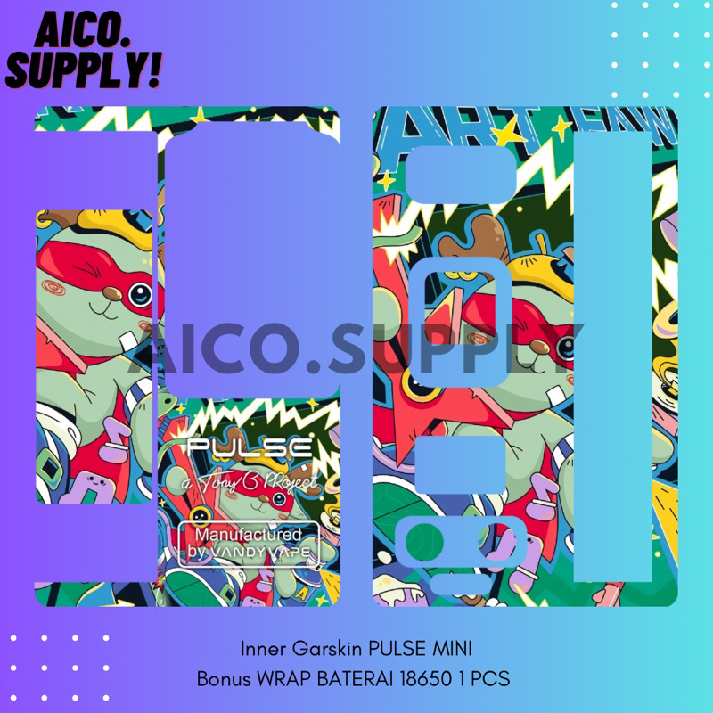 Jual AICO - Premium Inner Garskin Pulse Aio Mini Tombol Kotak Persegi ...