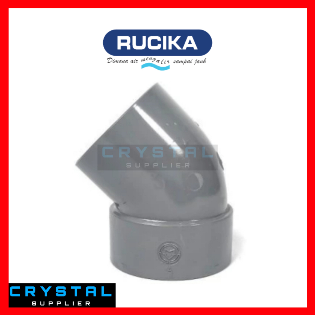 Jual ELBOW SOCKET SPIGOT 45 RUCIKA 2" inch 45KL Special Fitting PVC Keni L | Shopee Indonesia