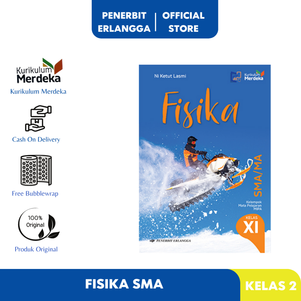 Jual FISIKA SMA KELAS 11 KURIKULUM MERDEKA -ERLANGGA | Shopee Indonesia