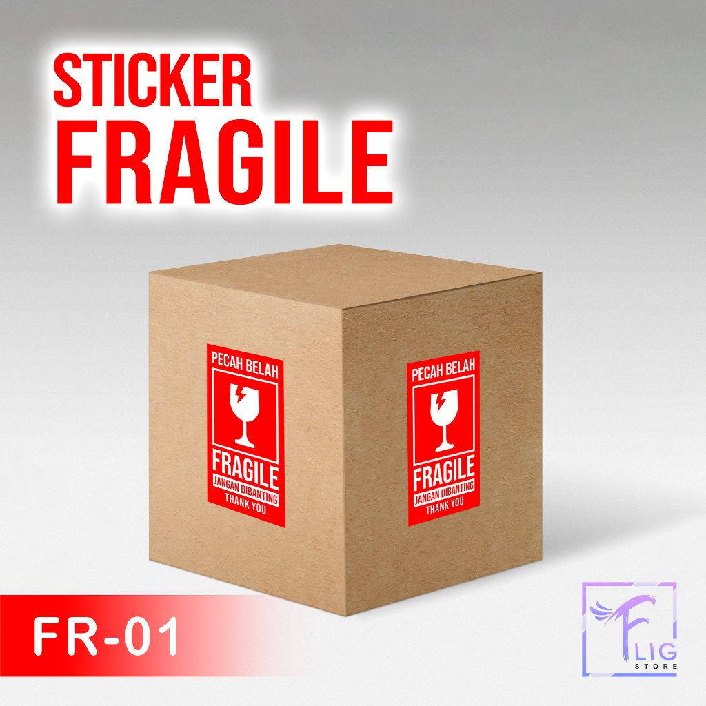 Jual Stiker Fragile Paket (24 pcs) [FR-01] | Shopee Indonesia