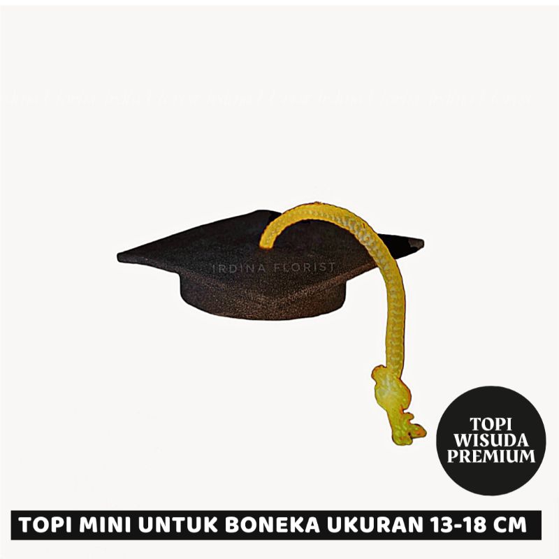 Jual Topi wisuda / topi boneka wisuda mini (u/ boneka uk.12-18 cm ...