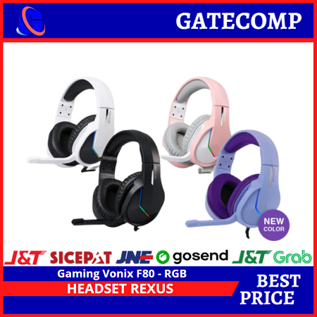 Jual Rexus Headset Gaming Vonix F80 - RGB | Shopee Indonesia