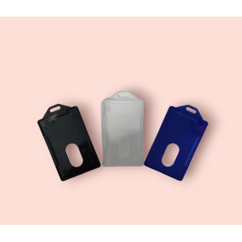 Jual Frame Casing Tempat ID Card Holder Plastik Mika Portrait | Shopee ...