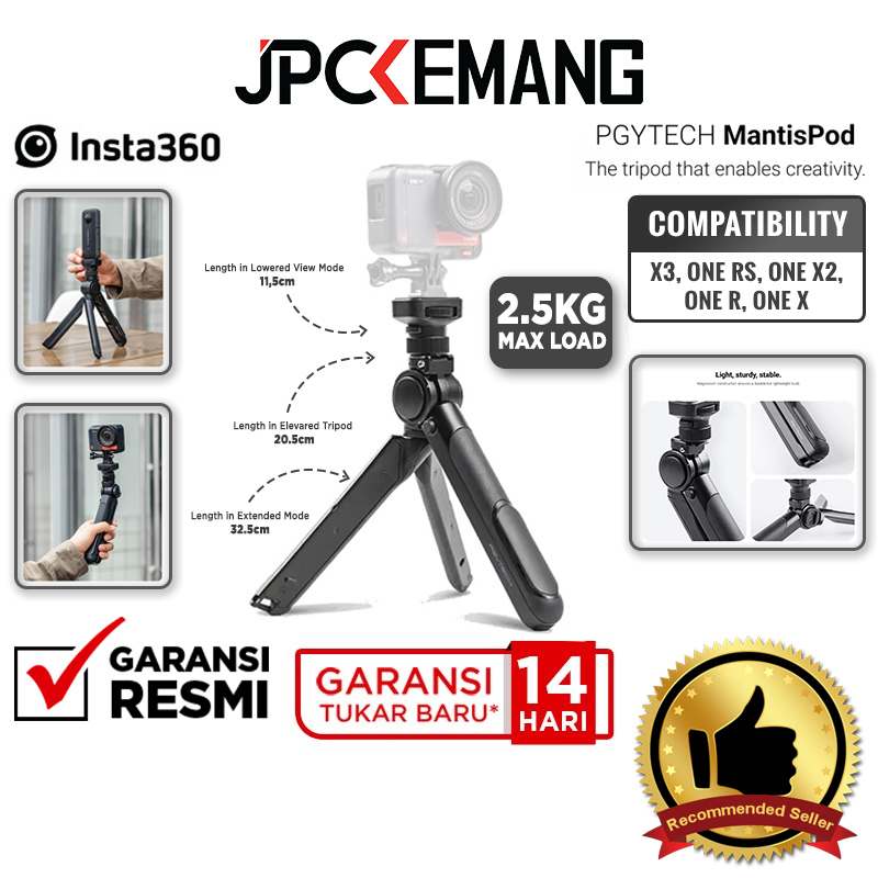 Jual Insta360 Pgytech MantisPod Vlogging Tripod Insta 360 Mantis Pod ...