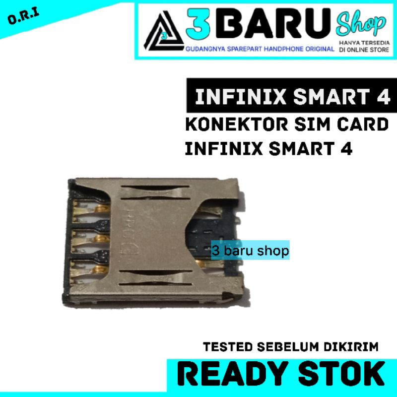 Jual KONEKTOR SIM CARD smart 4 RUMAH SIM CARD INFINIX SMART 4 dimesin ...