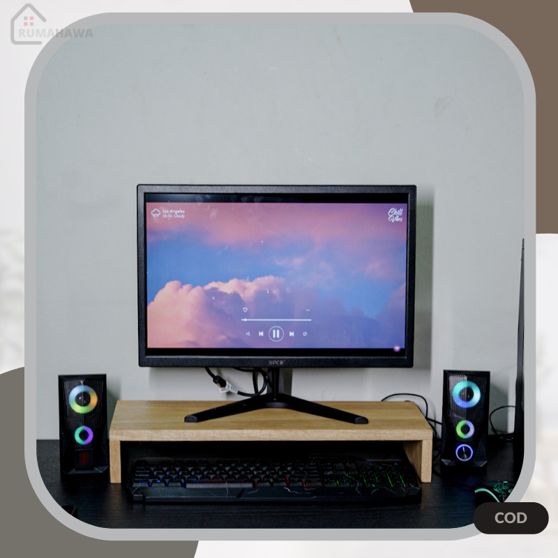 Jual Stand Monitor Dudukan Tempat PC Komputer Laptop Meja Layar Monitor ...