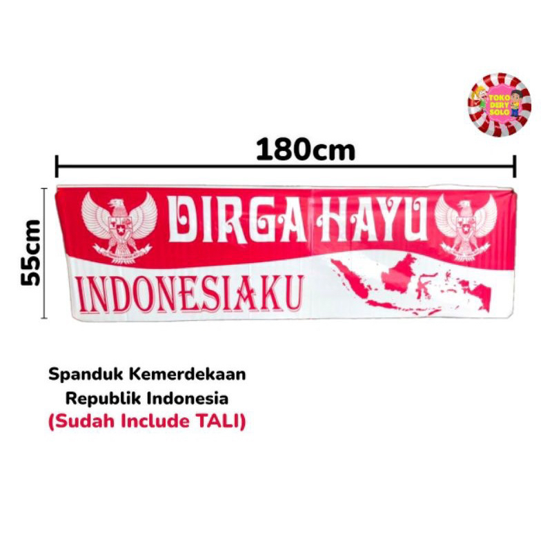 Jual BANNER KEMERDEKAAN TUJUHBELASAN, SPANDUK KEMERDEKAAN SPANDUK ...