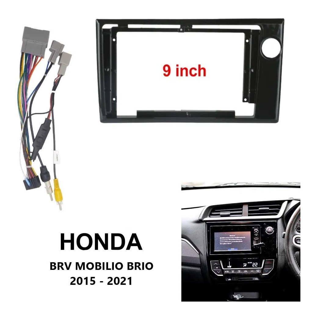 Jual FRAME HEAD UNIT ANDROID 9 INCH / 10 INCH HONDA MOBILIO BRIO BRV ...