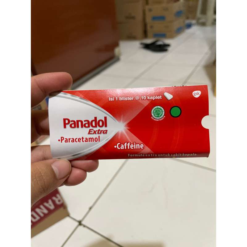 Jual Panadol extra merah untuk sakit kepala 1 strip isi 10 kaplet ...