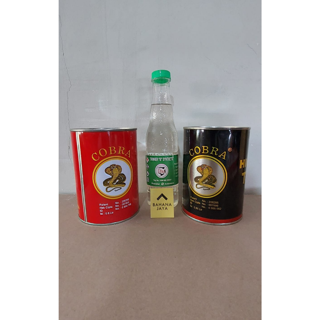 Jual Thinner Kobra Merah Kobra Hitam / Pengecer Cat / Afduner Ukuran 1 ...