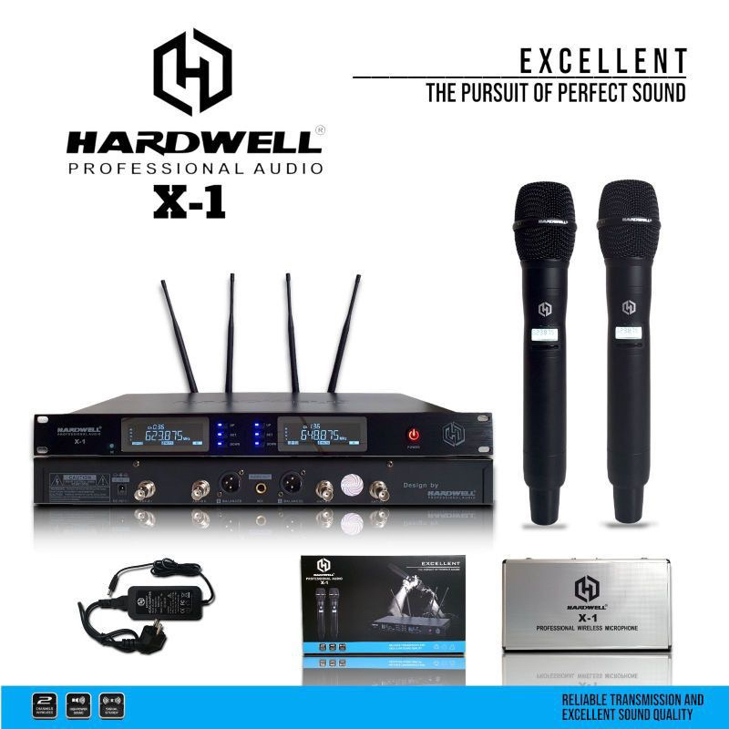 Jual Mic Wireless Hardwell X1 X-1 Microphone Handheld | Shopee Indonesia