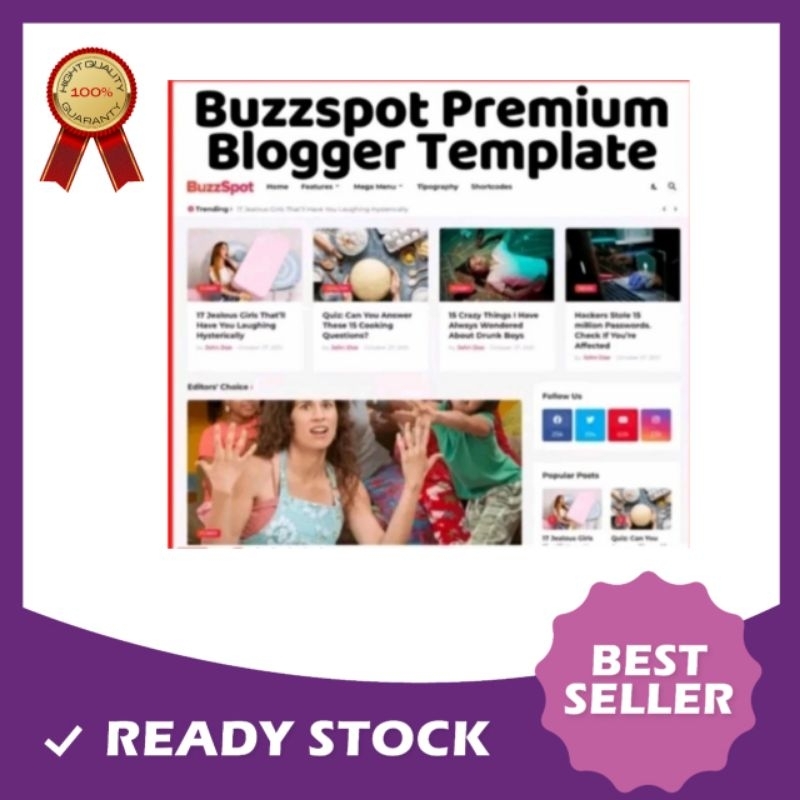 Jual Template Buzzspot | Shopee Indonesia