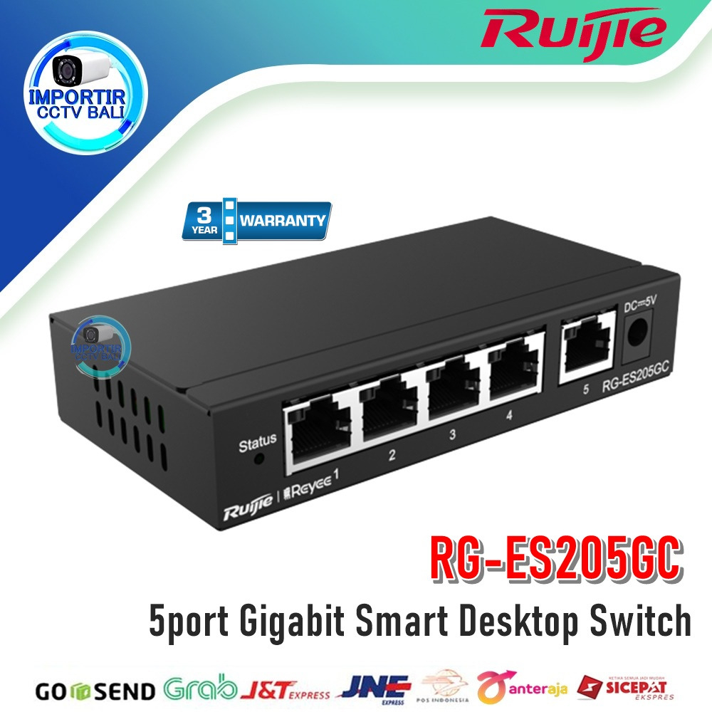 Jual RUIJIE 5port Gigabit Smart Desktop Switch ICB | Shopee Indonesia