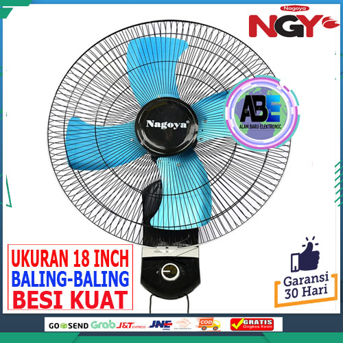 Jual Kipas Angin Dinding NAGOYA / NAGOYA NG-18WF Kipas Angin Dinding Gantung Besi 18 in ...