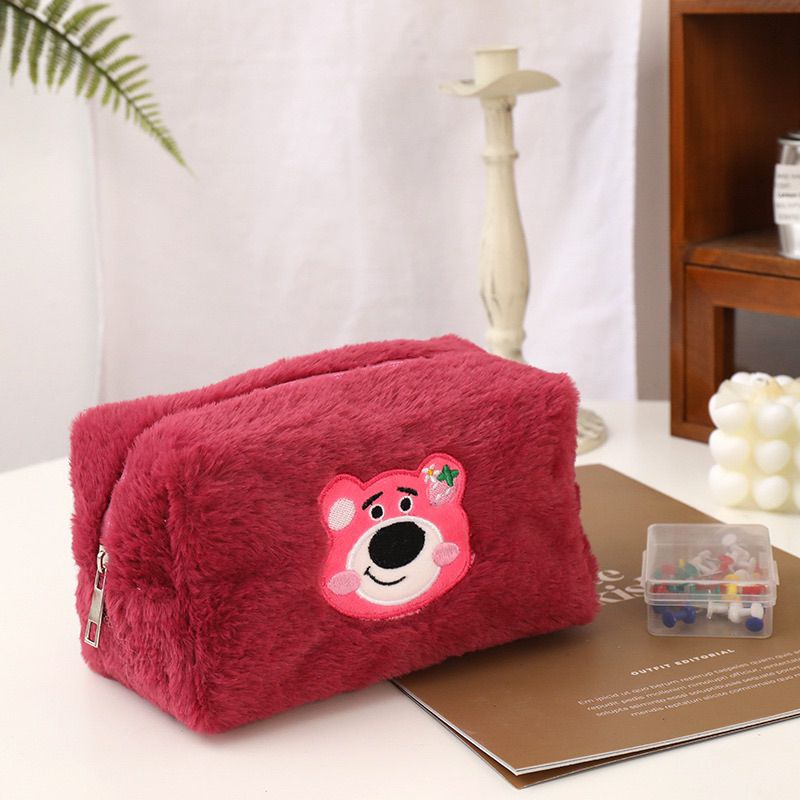 Jual Pouch Tempat Pensil Sanrio Cute Lotso Makeup Bag | Shopee Indonesia