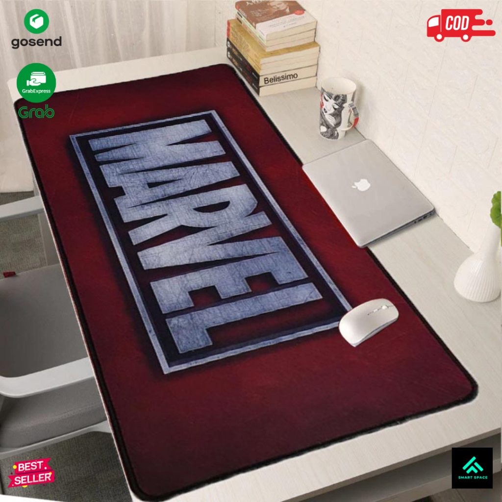 Jual [SPCE] OllyMurs Gaming Mouse Pad XL Desk Mat Marvel 700 x 300 x 2 ...