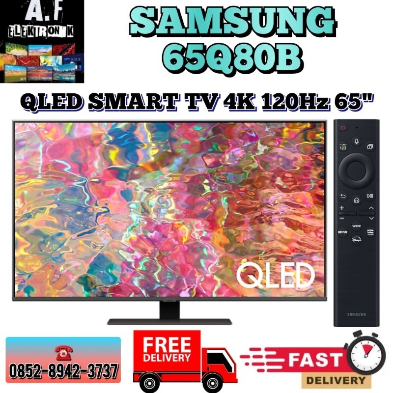 Jual SAMSUNG 65Q80B QLED 4K UHD 120HZ SMART TV 65 INCH | Shopee Indonesia