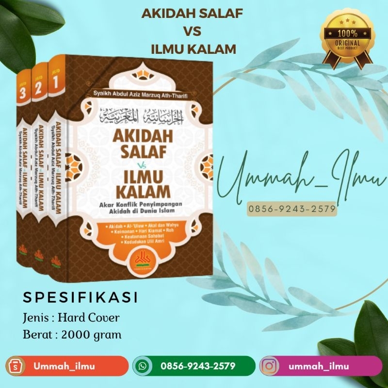 Jual Akidah Salaf Vs Ilmu Kalam (Set) 3 Jilid / Hard Cover / Al-Kautsar ...