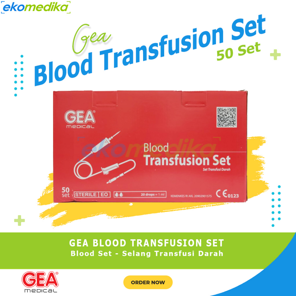 Jual Blood Transfusion Set GEA. Set Transfusi Darah l BloodSet GEA ...