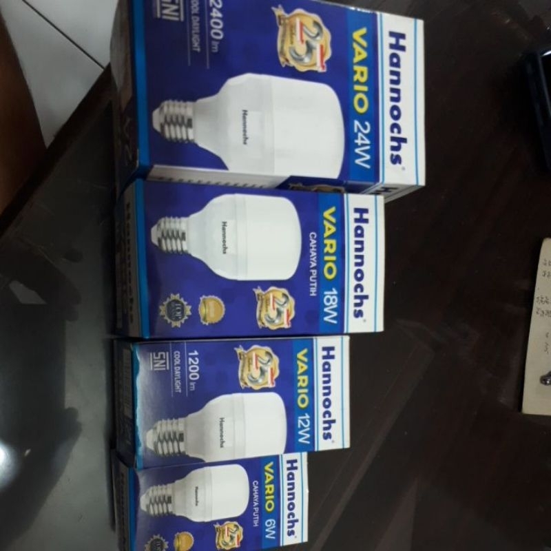 Jual LAMPU LED VARIO HANNOCH 6W 12W 18W 24W | Shopee Indonesia