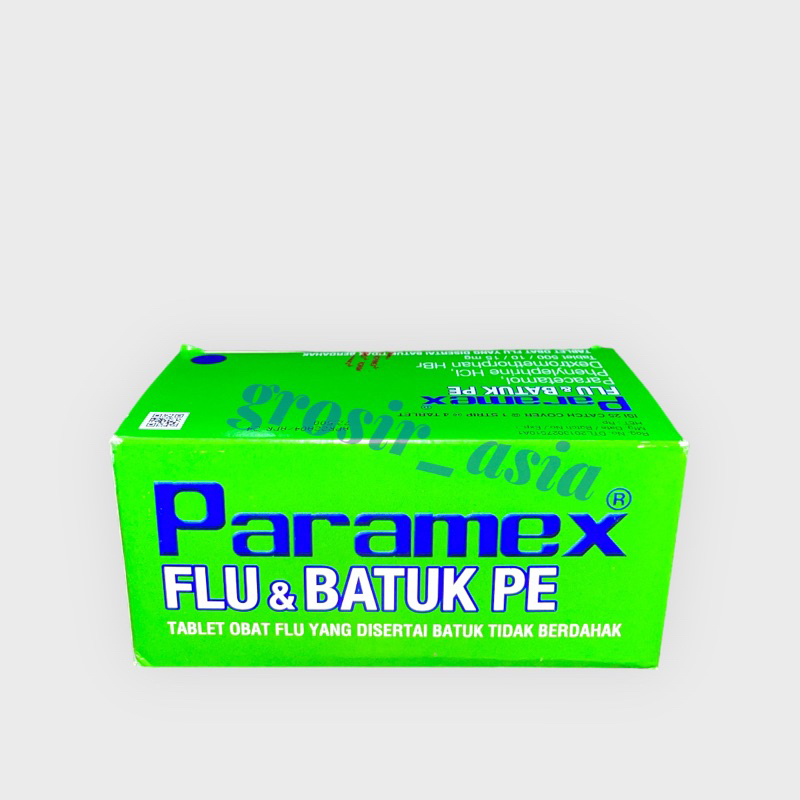 Jual Paramex Flu & Batuk PE 1 Box Isi 25 Strip | Shopee Indonesia