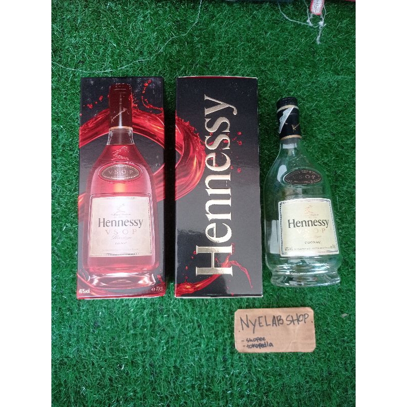 Jual botol whiskey bekas hennessy vsop isi kosong lengkap dengan box ...