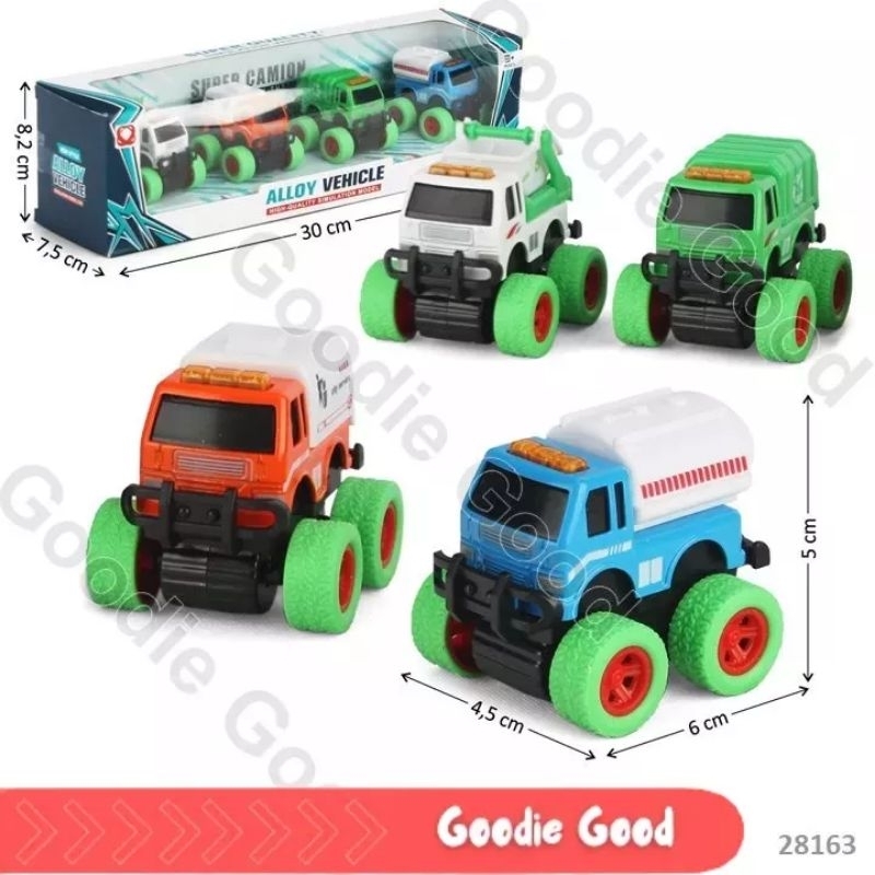 Jual Diecast Mobil Truk-Truck Vehicle-Mainan Mobil Truk Pull Back ...