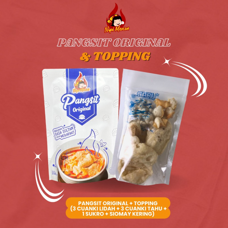 Jual Topping + Pangsit Ayam Original (Nyai Mercon) | Shopee Indonesia