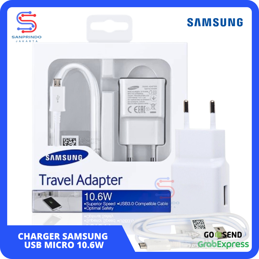 Jual Travel adaptor / charger / adaptor kabel data samsung original ...