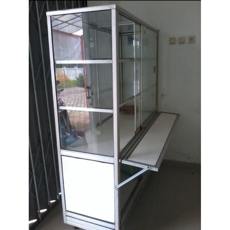 Jual Etalase Warung Makan tinggi 180cm free ongkir jabodetabek | Shopee ...