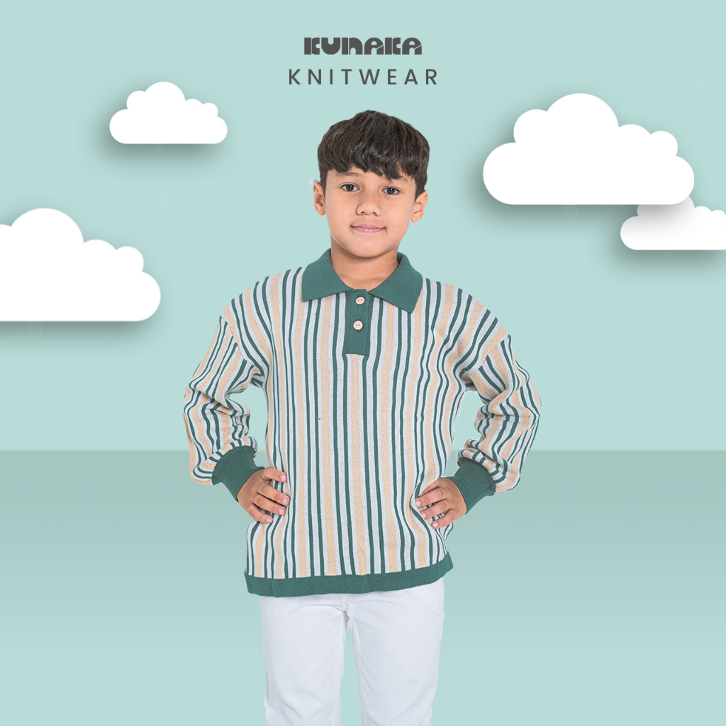 Jual Kunaka - Infinite Tosca Collar Crewneck Anak 4 - 12 Tahun | Shopee ...