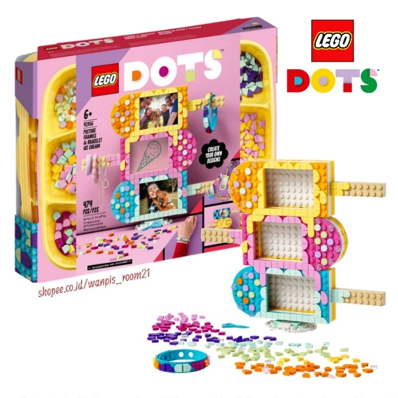 Jual Lego Dots 41956 Picture Frame and Bracelet Ice Cream - Lego Gelang ...