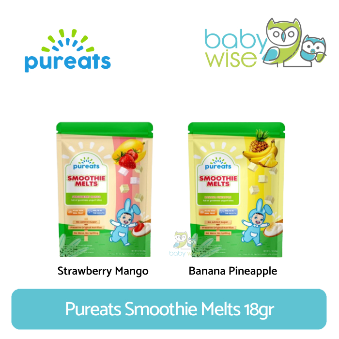Jual Pureats Smoothie Melts 18gr - Snack Anak Bayi | Shopee Indonesia